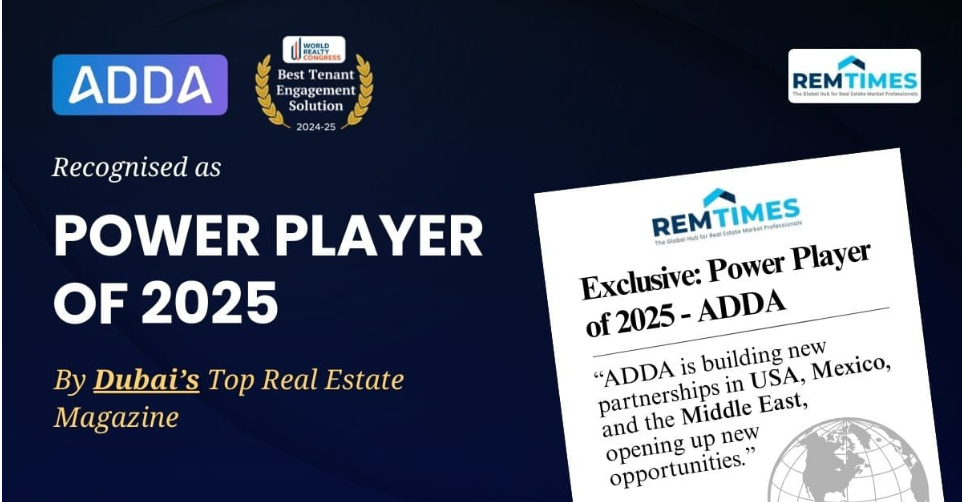ADDA Featured as a “Power Player of 2025” by REM Times! - ADDA UAE Blogs